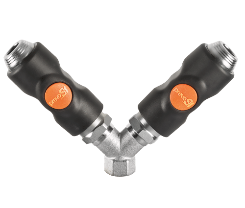 Prevost BSI Female Threaded Twin Coupling - Wickham Engineering Hose ...